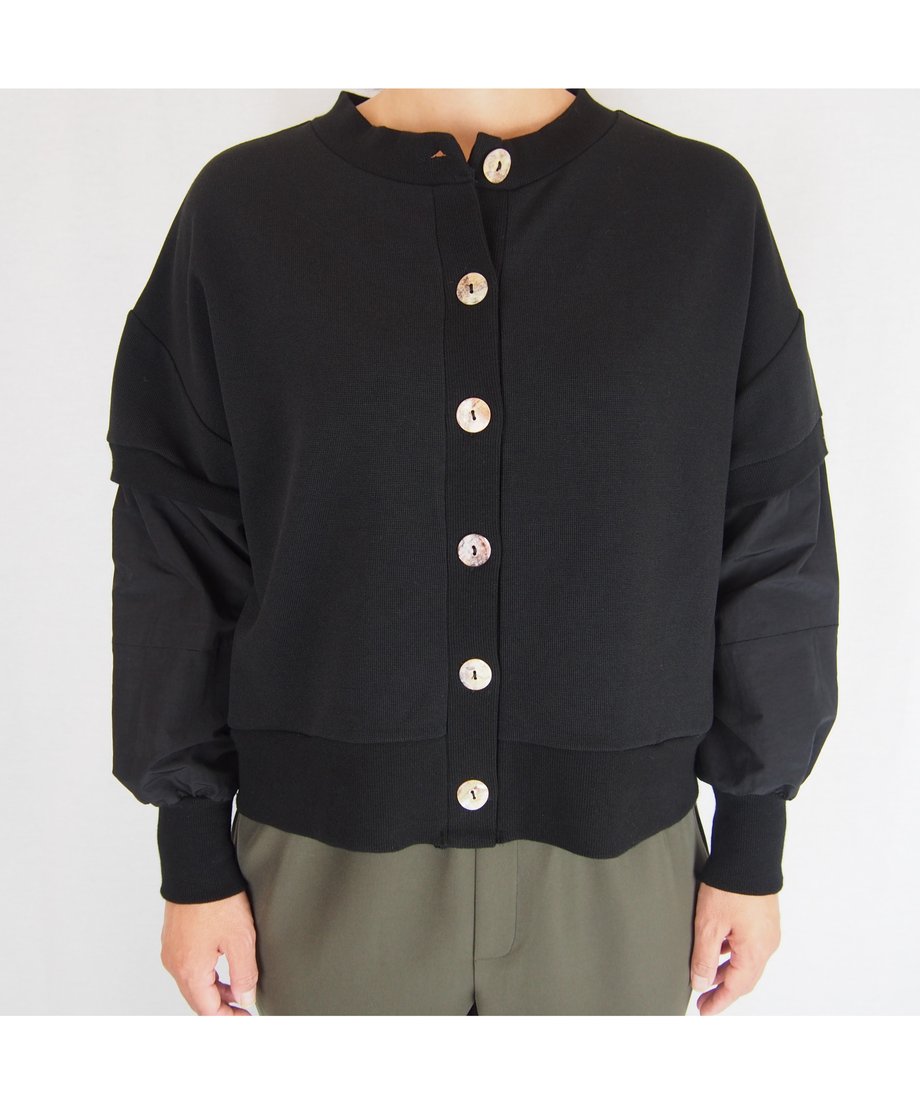 「ワッフルストレッチ＋ナイロンクロス」ドッキングカーディガン2024秋冬新作を仕入れる | ECモールに無い商品の仕入れならorosy（オロシー）