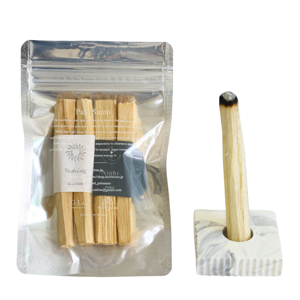 Positive Energy Palo Santo Sticks & Holder set -Glacierを仕入れる | ECモールに無い商品の仕入れならorosy（オロシー）
