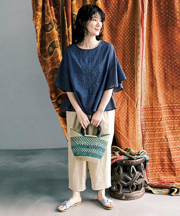 homage roses刺繍ブラウス 25S498【5月頃入荷予定】を仕入れる | ECモールに無い商品の仕入れならorosy（オロシー）