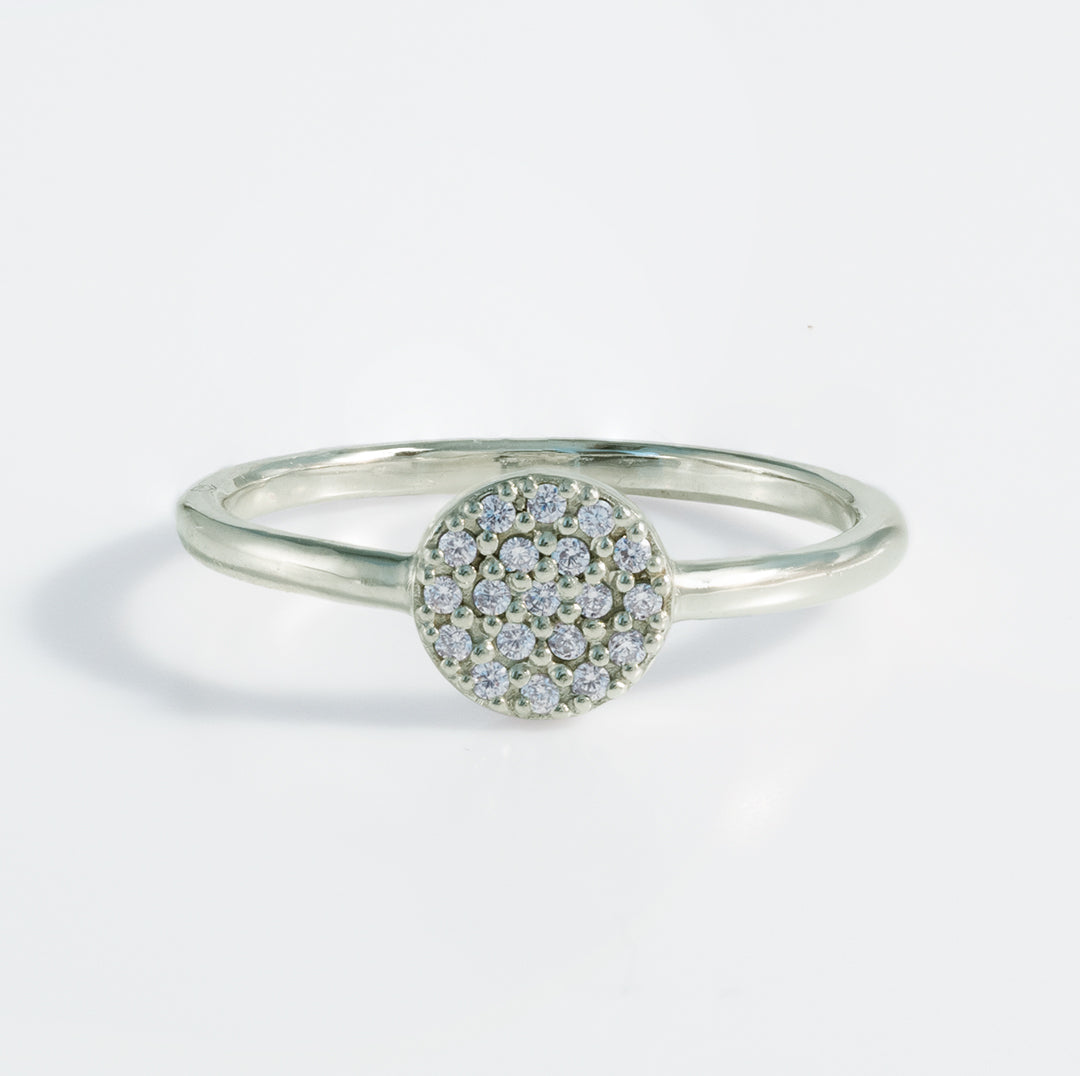 K10WG パヴェ サークル ダイヤモンドリング スモールを仕入れる | ECモールに無い商品の仕入れならorosy（オロシー）