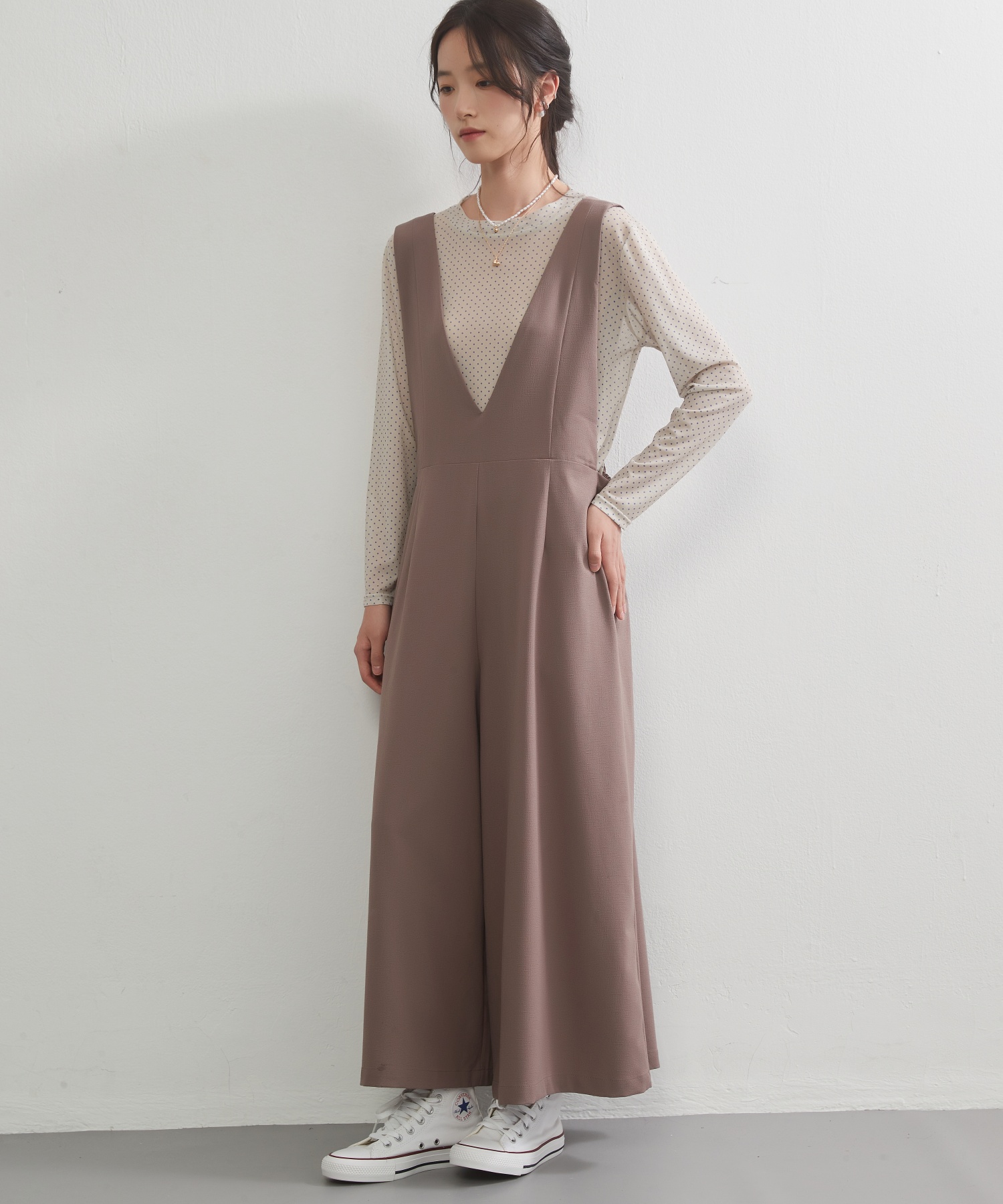 KNGP619・ワイドレッグリラックスジャンパーパンツ・つなぎ・サロペットを仕入れる | ECモールに無い商品の仕入れならorosy（オロシー）