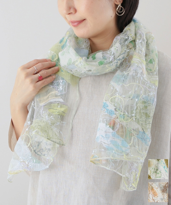 シルク100％ パッチワークMIXショール 160×40cm B25S021を仕入れる | ECモールに無い商品の仕入れならorosy（オロシー）