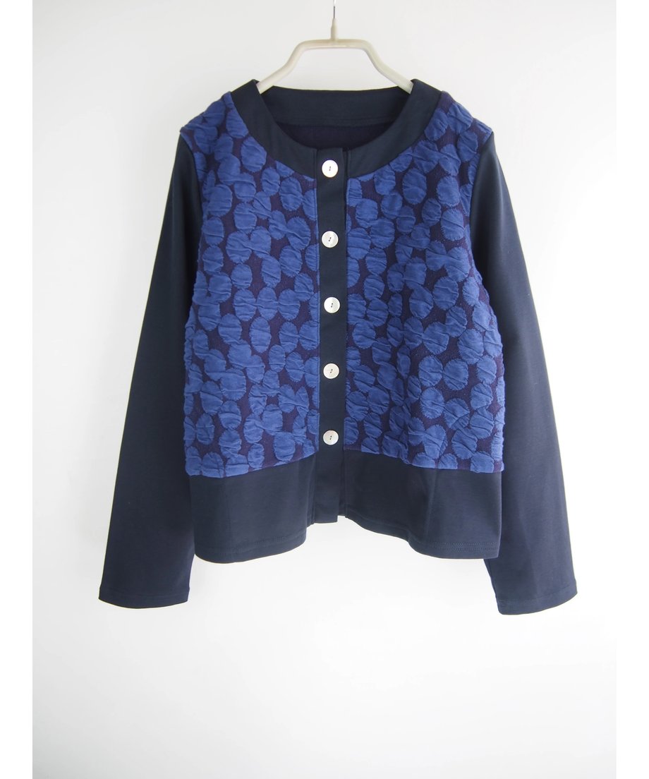 【日本製】「膨れドットジャガード＋綿ポンチ」ワイドカーディガン2024秋冬新作を仕入れる | ECモールに無い商品の仕入れならorosy（オロシー）