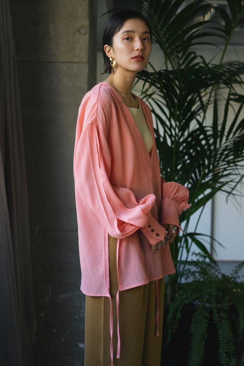 unique sheer loose tops/pinkを仕入れる | ECモールに無い商品の仕入れならorosy（オロシー）