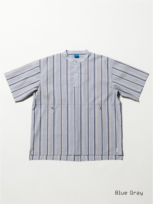 S/S PULLOVER STRIPE SHIRT / BLUE GRAYを仕入れる | ECモールに無い商品の仕入れならorosy（オロシー）