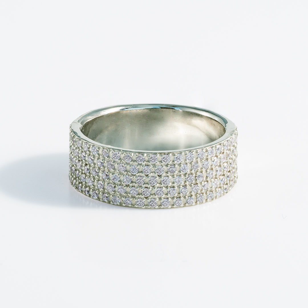 K10WG パヴェ ストレート ダイヤモンドリング ラージを仕入れる | ECモールに無い商品の仕入れならorosy（オロシー）