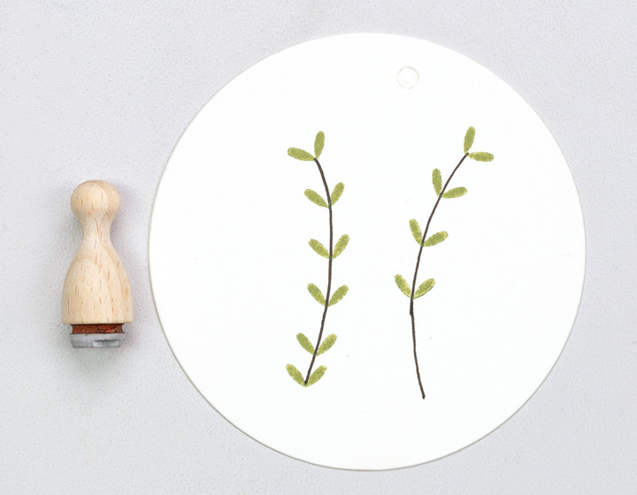 Stamp-1177 Perlenfischer可愛いコーン型スタンプ（S）☆ドッペルブラット ミニ 葉っぱ リーフ 花柄(DOPPELBLATT MINI)☆を仕入れる | ECモールに無い ...